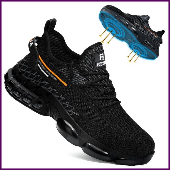 Shoes | Steel Toe Work Sneakers Lightweight Safety Shoes Men Women ...